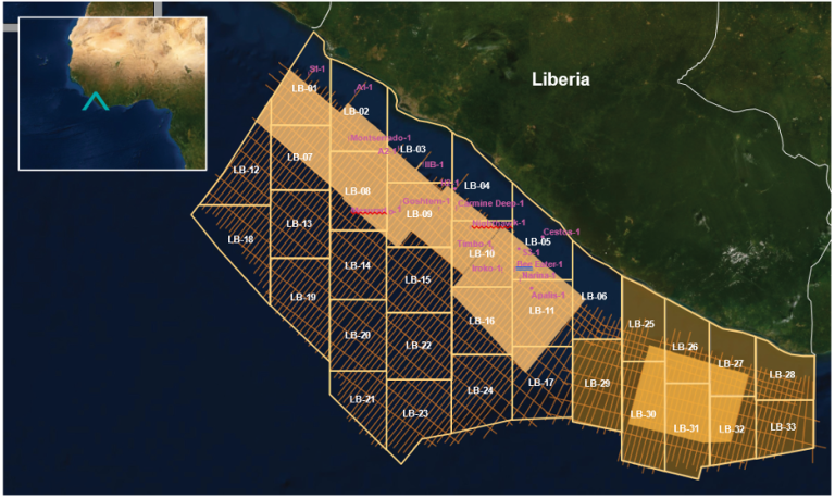 Map – LPRA – Liberia Petroleum Regulatory Authority